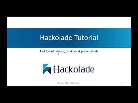 Part 6: Add choice, conditional, pattern fields | Hackolade Studio Community