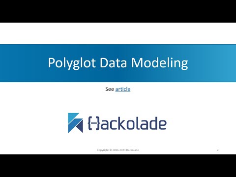 Polyglot Data Modeling | Hackolade Studio Community